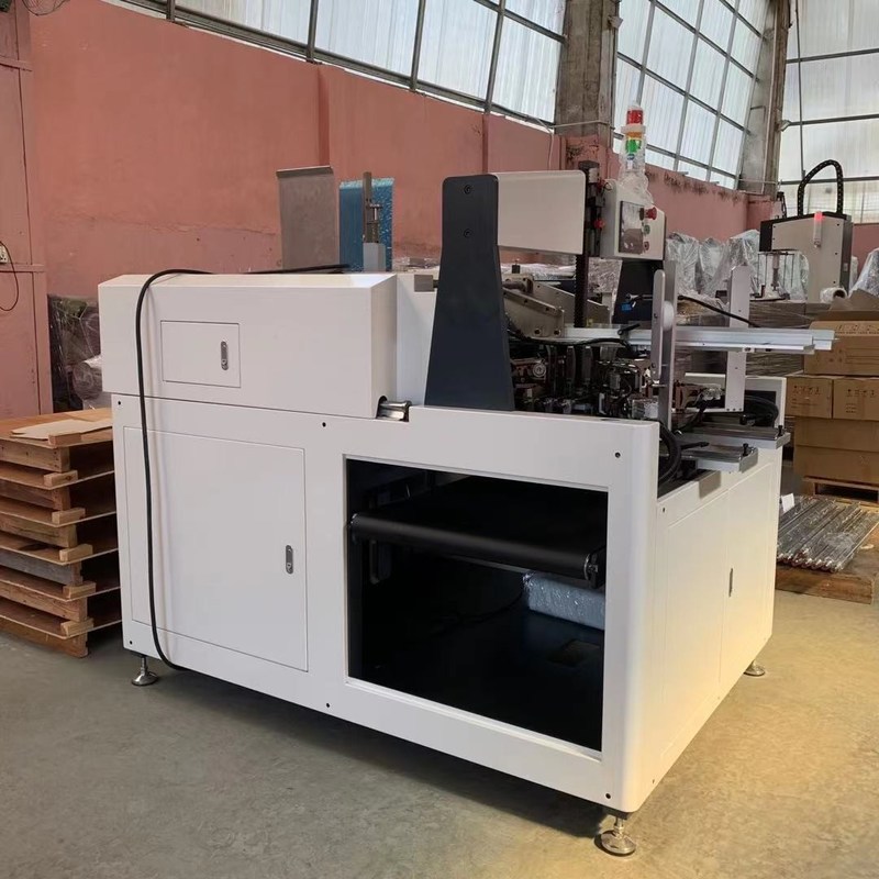 Rigid Confectionery Box Corner Pasting Machine For Cosmetic Box Making