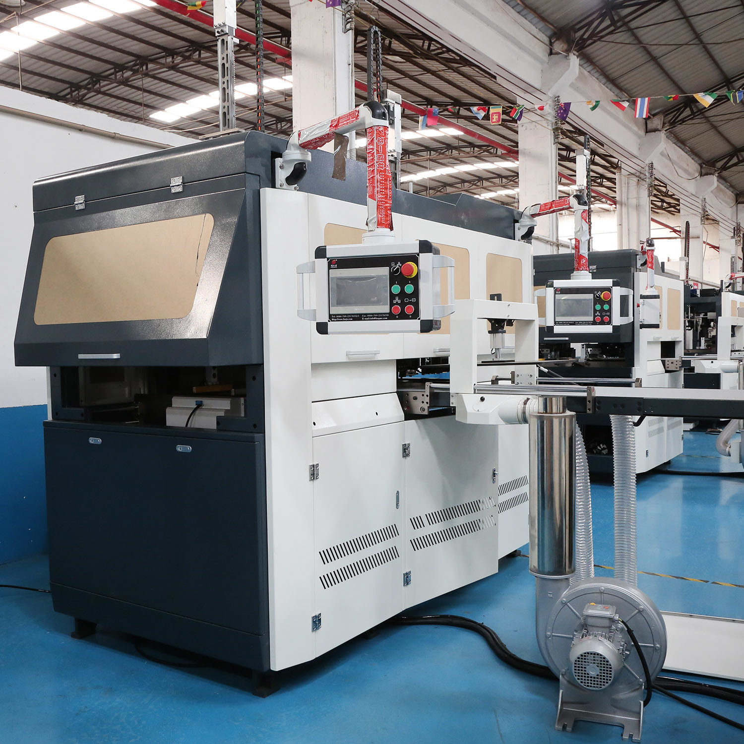 120mm Corrugated Carton Box Making Machine Fully Automatic Packing