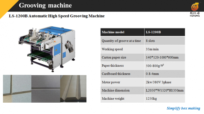Hard Board And Grey Board Grooving Machine For Cardboard And Paper Grooving